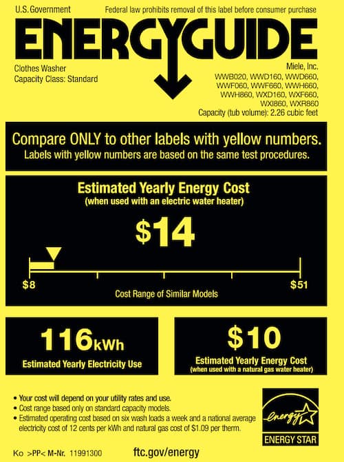 Miele - WXD160 WCS Lotus white – Washing Machines