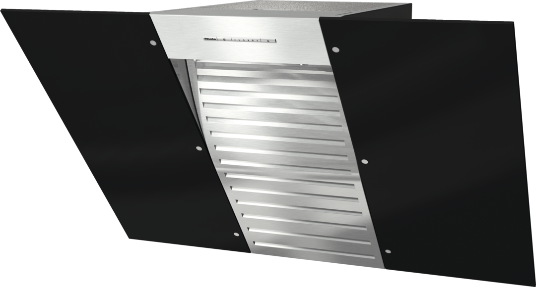 Miele - DA 6096 W Wing Obsidian black – Cooker hoods