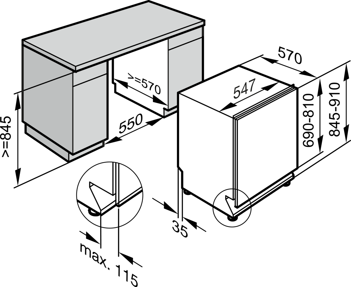 Miele - G 3685-55 SCVi Edelstahl – Geschirrspüler