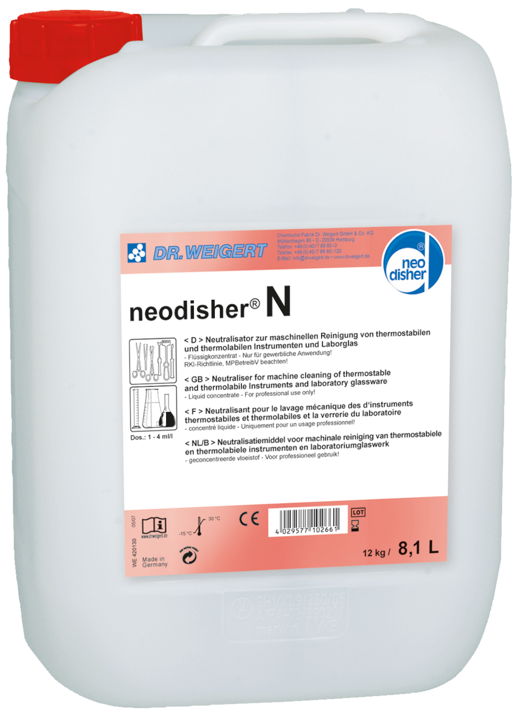 Miele Neodisher N 10 Liter neodisher®