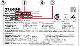 How to find the serial number of your appliance | Miele