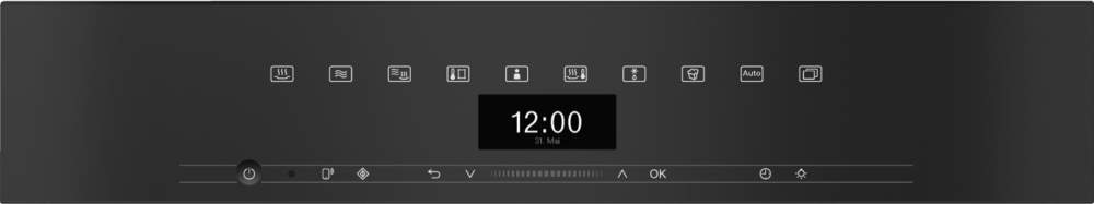 Miele - DGM 7440 Obsidian black – Steam oven with microwave