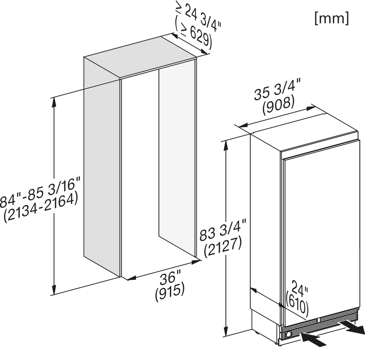 Miele - K 2902 Vi – Ψυγεία