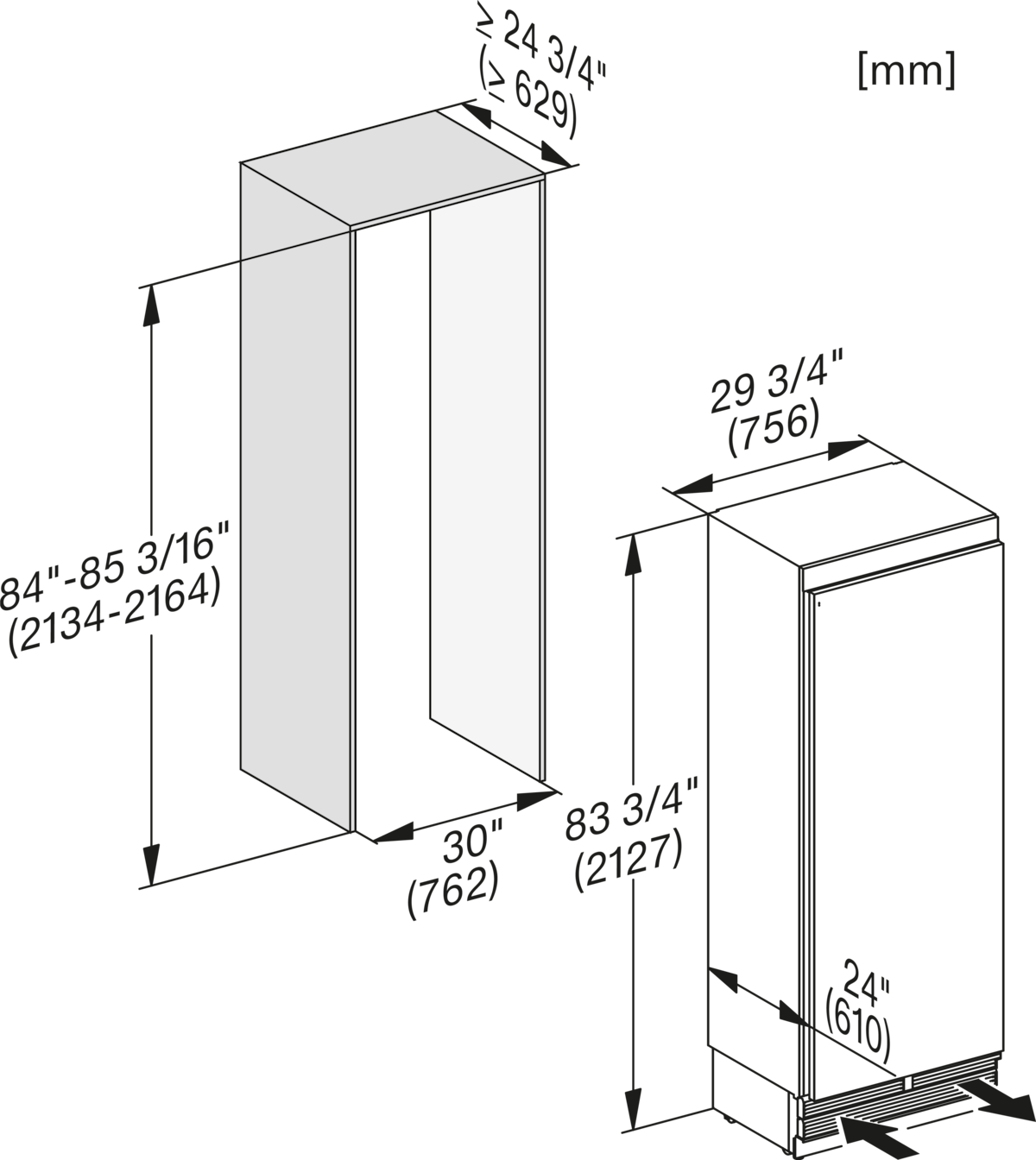 Miele - K 2802 Vi – Kühl- und Gefriergeräte