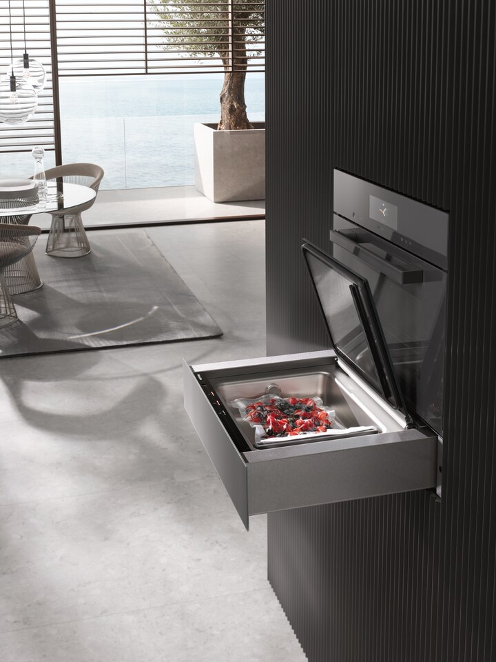 Miele - EVS 7010 Graphite grey – Warming and vacuum sealing drawers