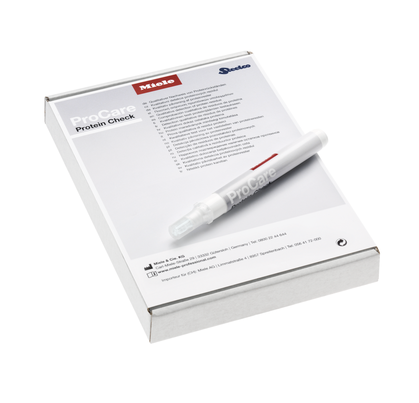Miele Procare Protein Check Protein Check