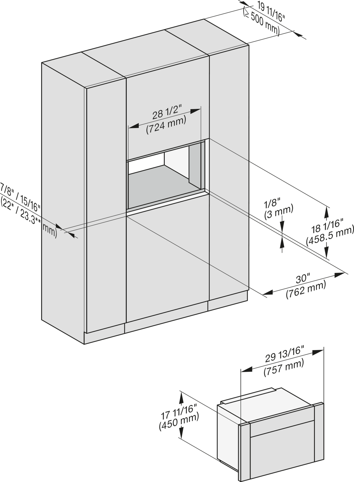 Miele - M 7240 TC AM Acero inoxidable/CleanSteel – Microondas