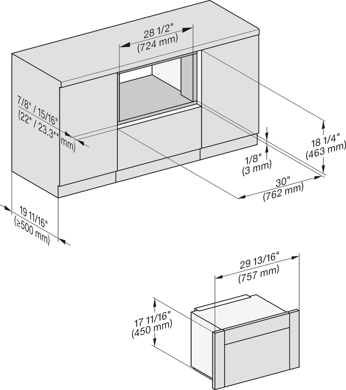 Miele - M 7240 TC AM Acero inoxidable/CleanSteel – Microondas