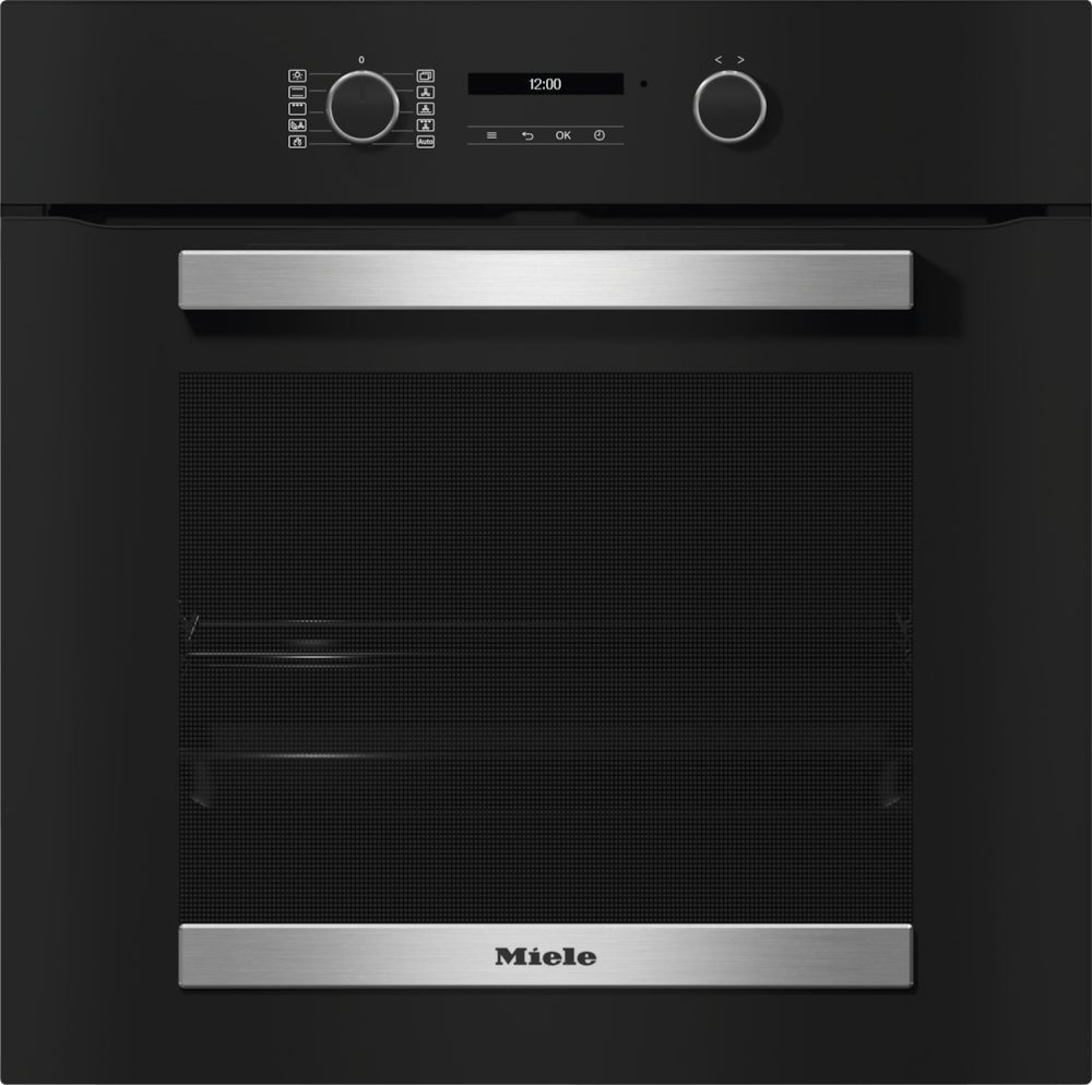 Miele - H 2468 BP ACTIVE Nero ossidiana tonalità acciaio inox – Forni