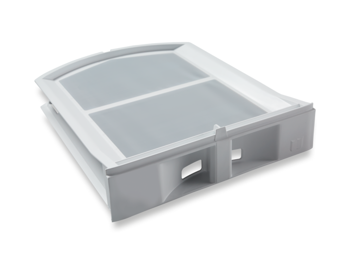 Miele - KB Fluff filter Lotos white – Laundry care spare parts