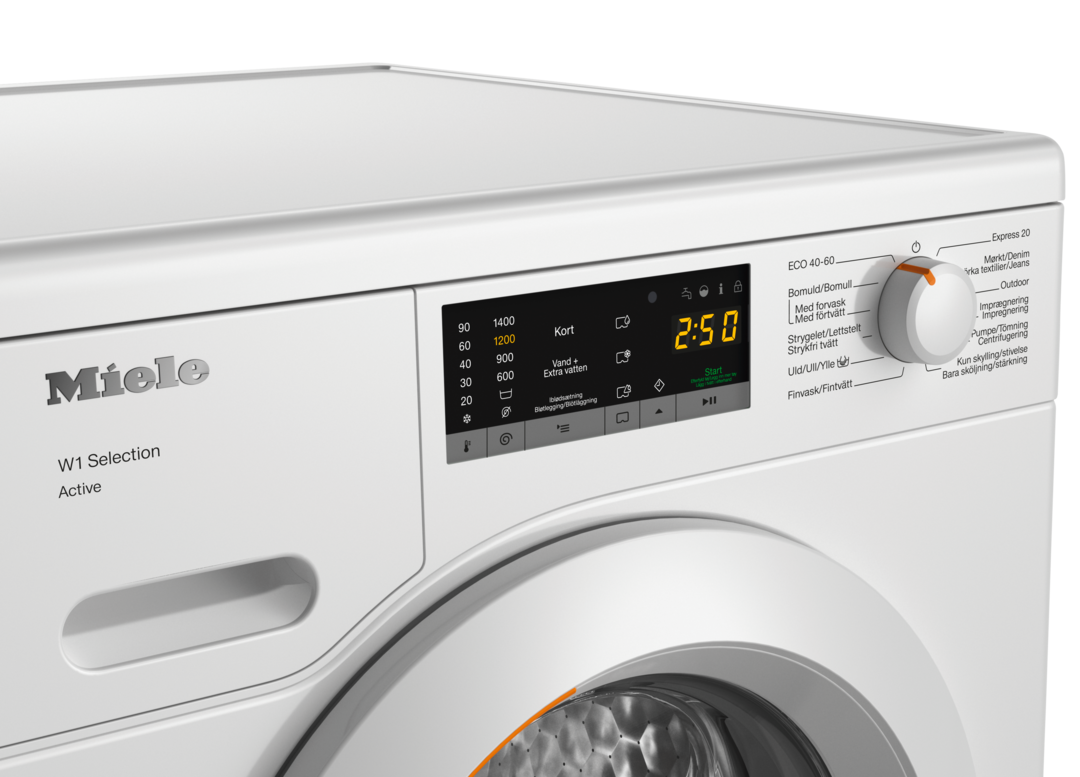 Miele - WSA023 WCS Active Lotusvit – Tvättmaskiner