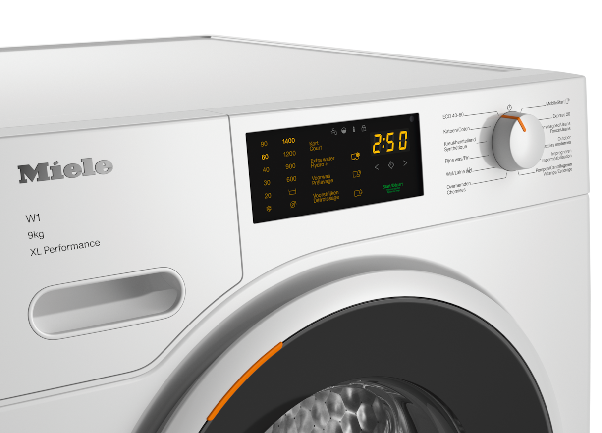 Miele - WWD164 WCS 9kg Blanc lotus – Lave-linge