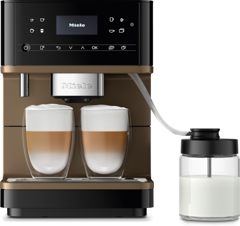 Miele - CM 6360 MilkPerfection Obsidian black.BronzePF