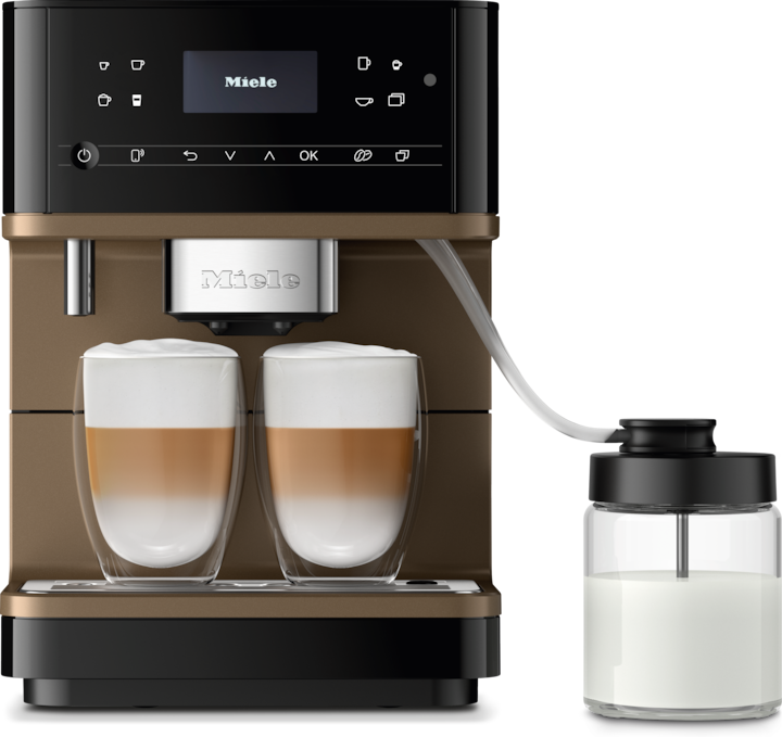 Miele - CM 6360 MilkPerfection Obsidian black.BronzePF