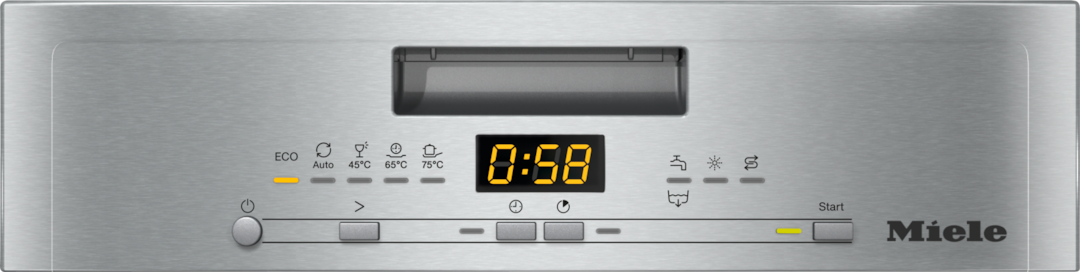 Miele - G 5540 SC SL Front Active Frontale CleanSteel – Lavastoviglie