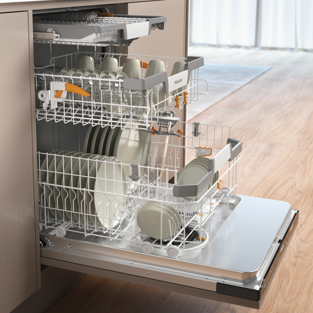 Miele - G 7655 SCVi XXL AutoDos Obsidian Black – Dishwashers